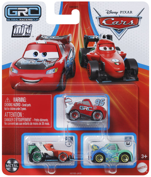 Disney Cars Mini Racers GRC - Lightning McQueen / Francesco Bernoulli ...