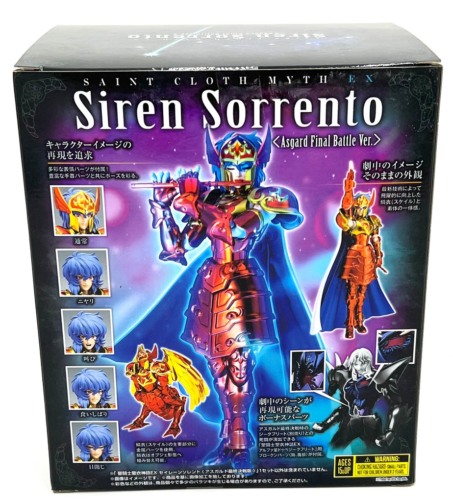 Bandai Saint Seiya Myth Cloth EX Sorrento Siren (Asgard Final Battle V ...